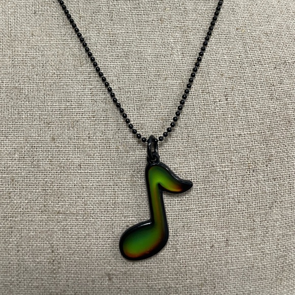 Vintage | Jewelry | Vintage 9s Y2k Retro Color Changing Music Note Rock ...